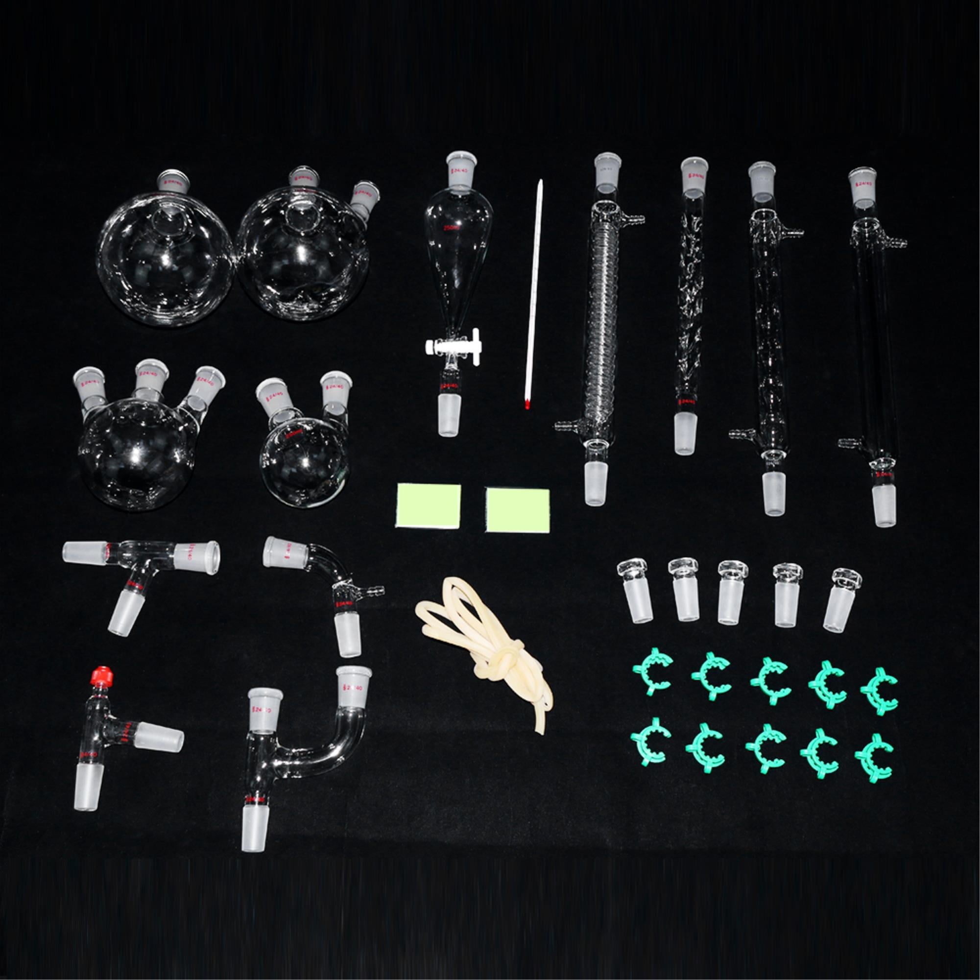 32-Piece Laboratory Glassware Set for Teaching Distillation ...