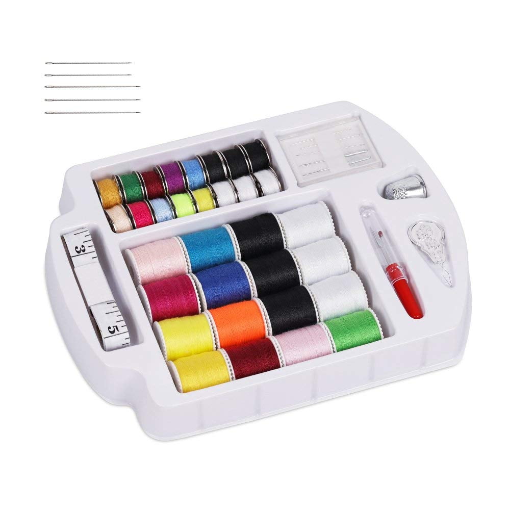 32-Piece Sewing Thread Storage Organizer Travel Kit - Walmart.com
