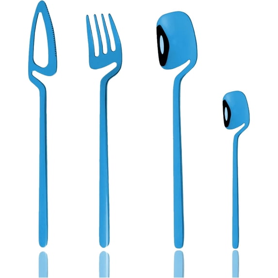32-Piece Silverware set for 8, 304 Stainless Steel Flatware Durable ...