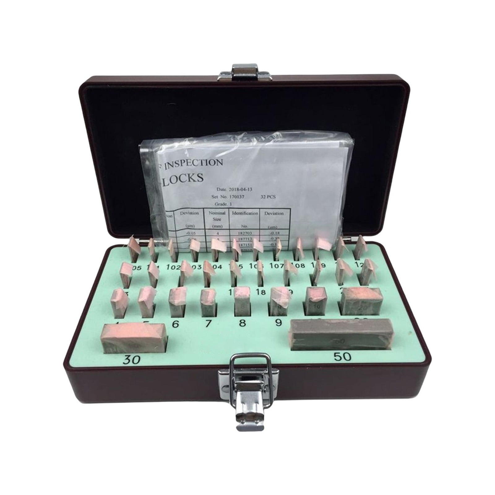 32 Pieces Angle Gauge Block, Machinist Tool Gage Inspection Block Set ...
