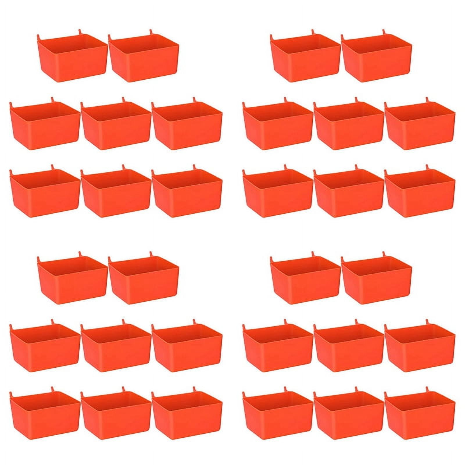 32 Pieces Bins Kit Parts Storage Accessories Workbench Bins for ...