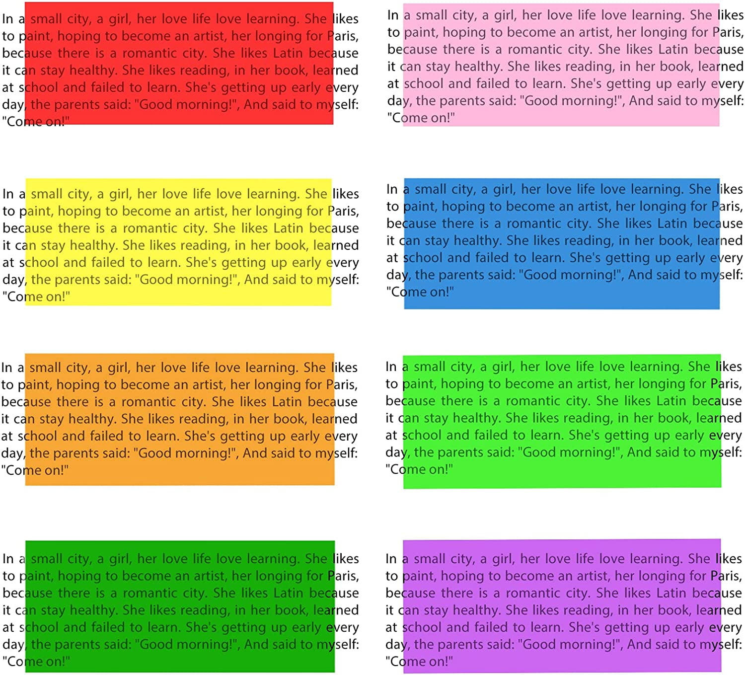 32 Pieces Colored Overlays for Dyslexia, Guided Reading Highlight ...