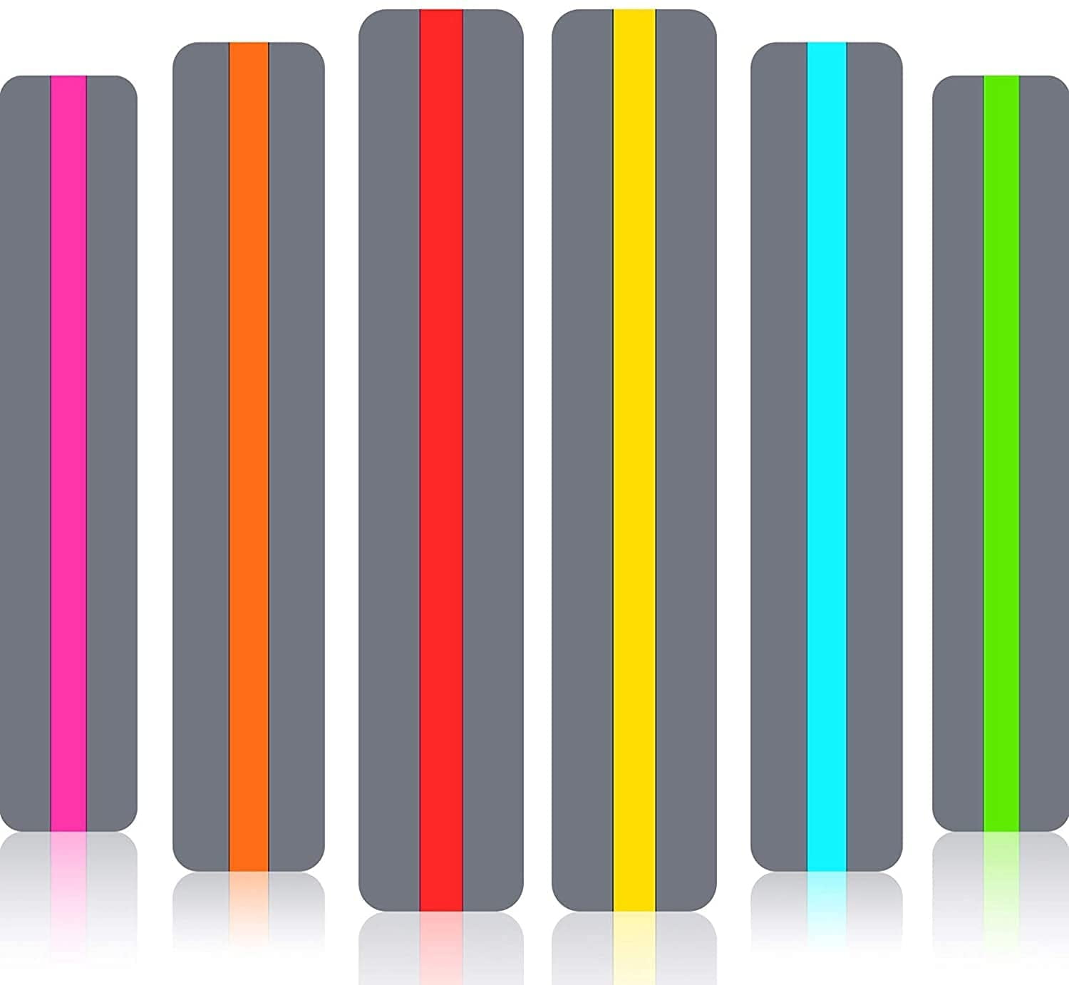 32 Pieces Guided Reading Strips Highlight Strips Colored Overlay ...