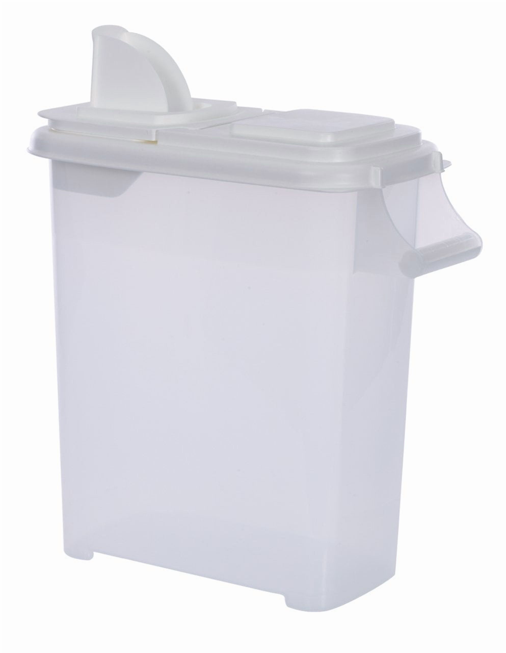 32 Quart Pet Food Storage Container with Airtight Lid, Clear Plastic ...