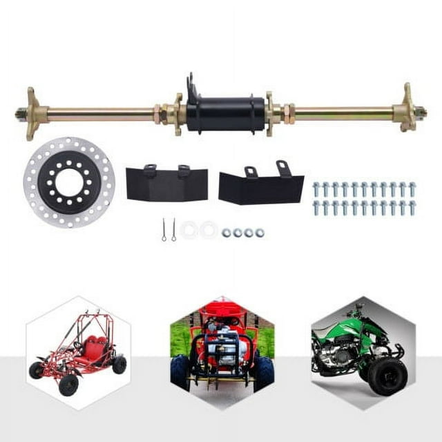 32" Rear Axle Complete Carrier Kit Replace For 150cc 110 ATV Go Kart ...