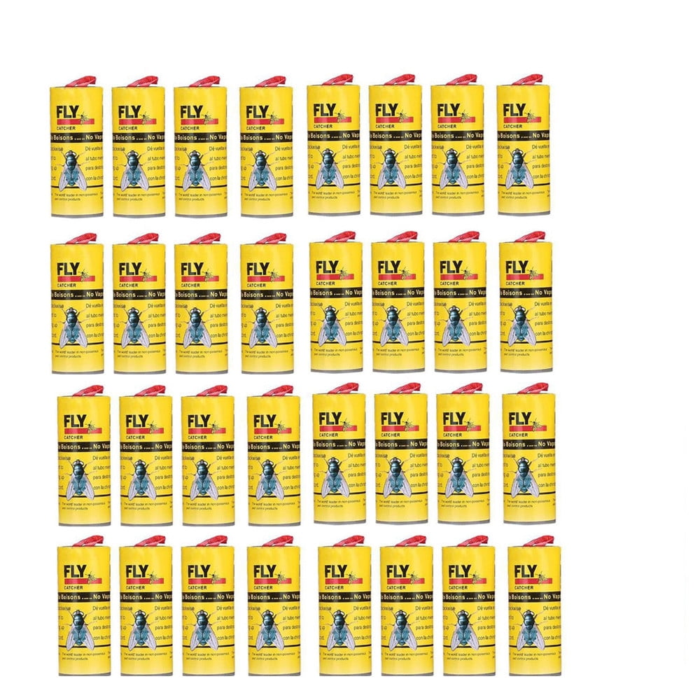 32 Rolls Sticky Insect Glue Paper Catcher Trap - Walmart.com