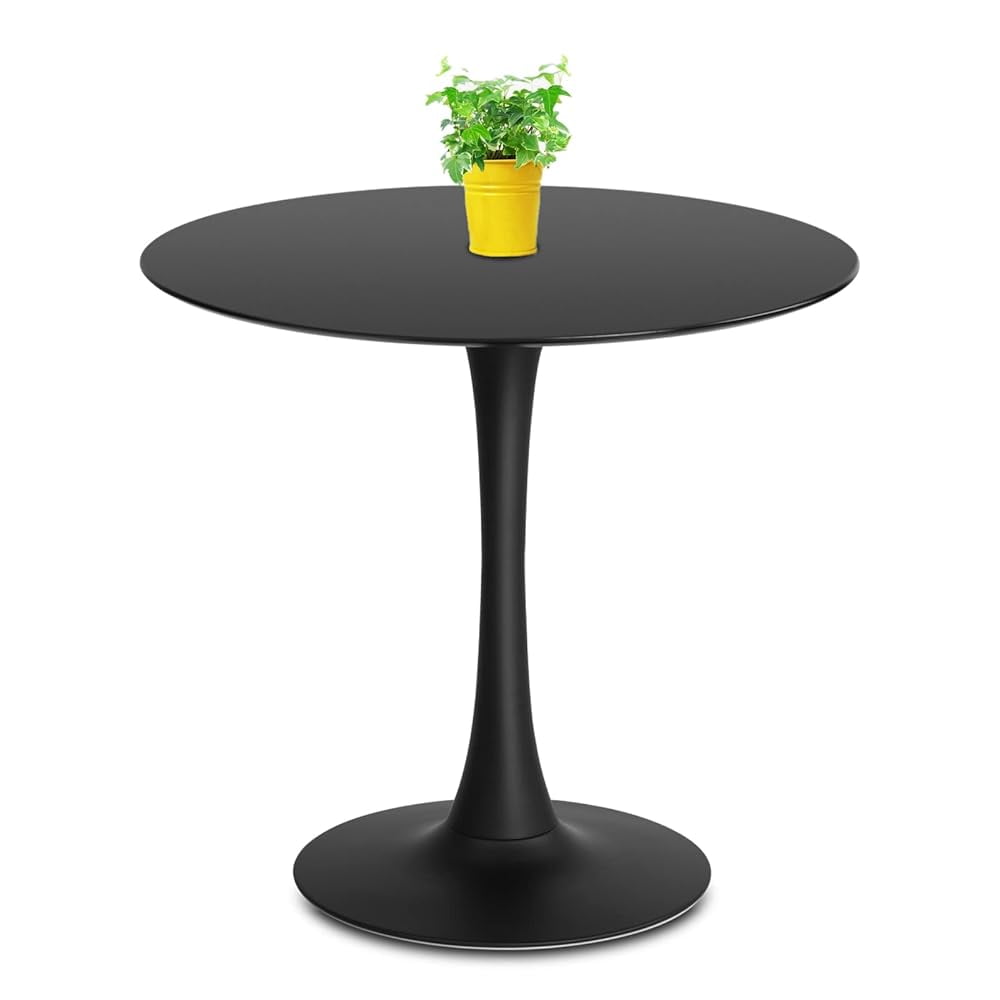 32" Round Dining Table/Tulip Table, Mid Century Modern Wood Dining ...