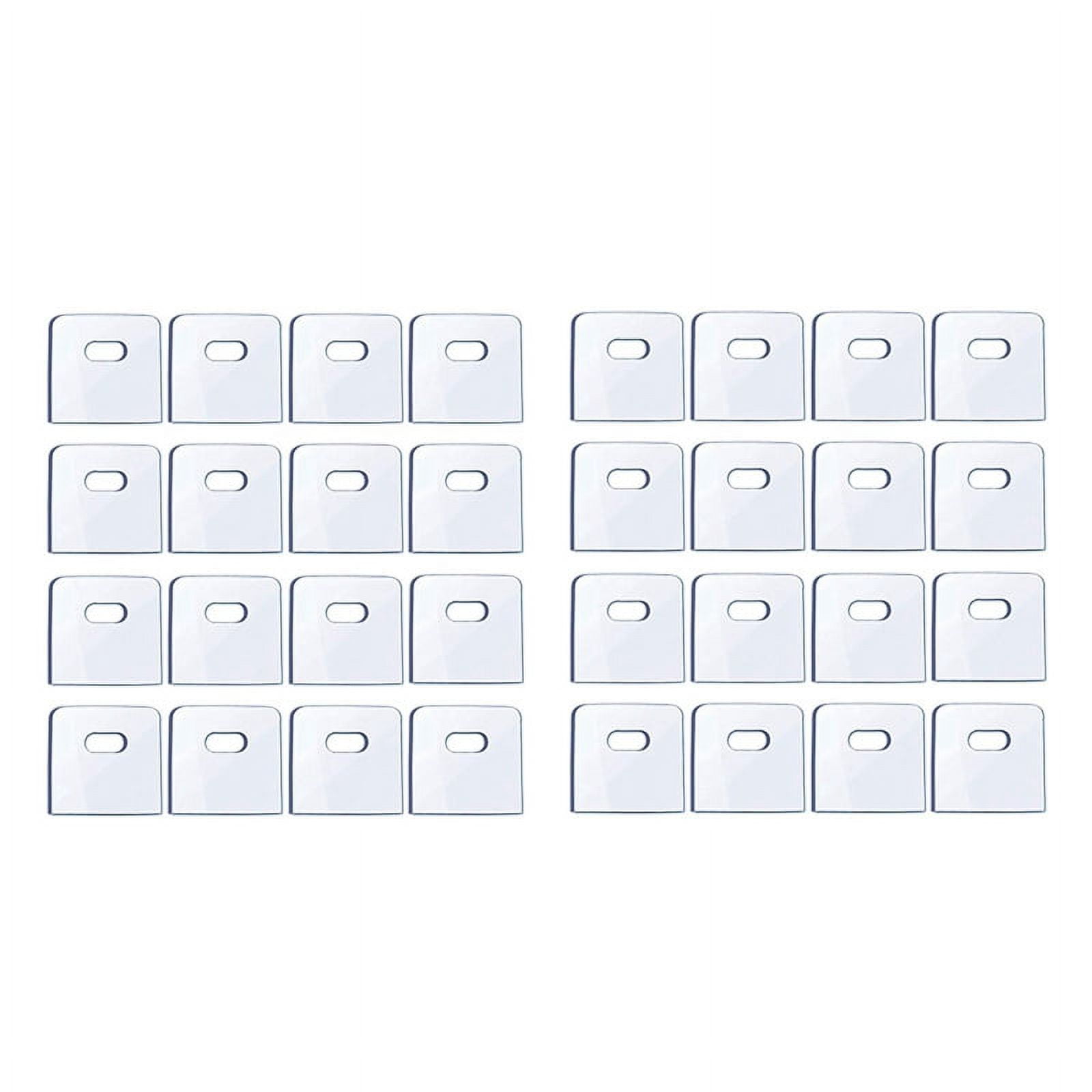32 Set/ 64 Pieces Clear Vertical Blind Repair Tabs, Vane Savers, Blinds ...
