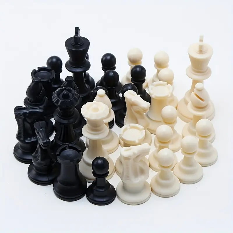 32 Set of Portable Chess Pieces Accessories, High Quality Full Set Of ...