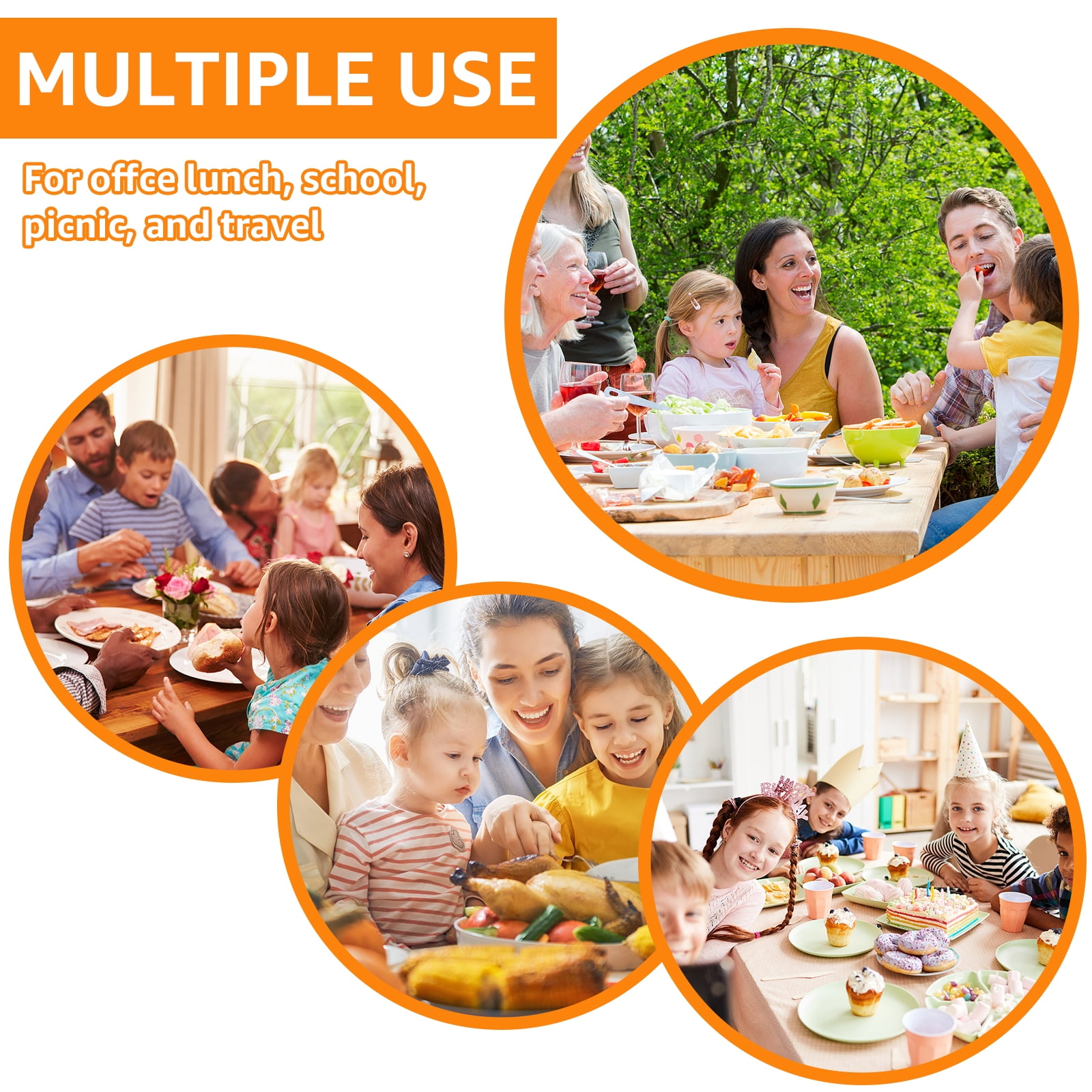 32 Sets Condiment Containers with Lid, Disposable Double Compartment ...