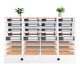 32 Slots Desktop Literature Organizer, File Sorter Mail Center Magazine ...