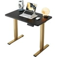 32" Small Electric Standing Desk Adjustable Height, 4 Memory Height ...