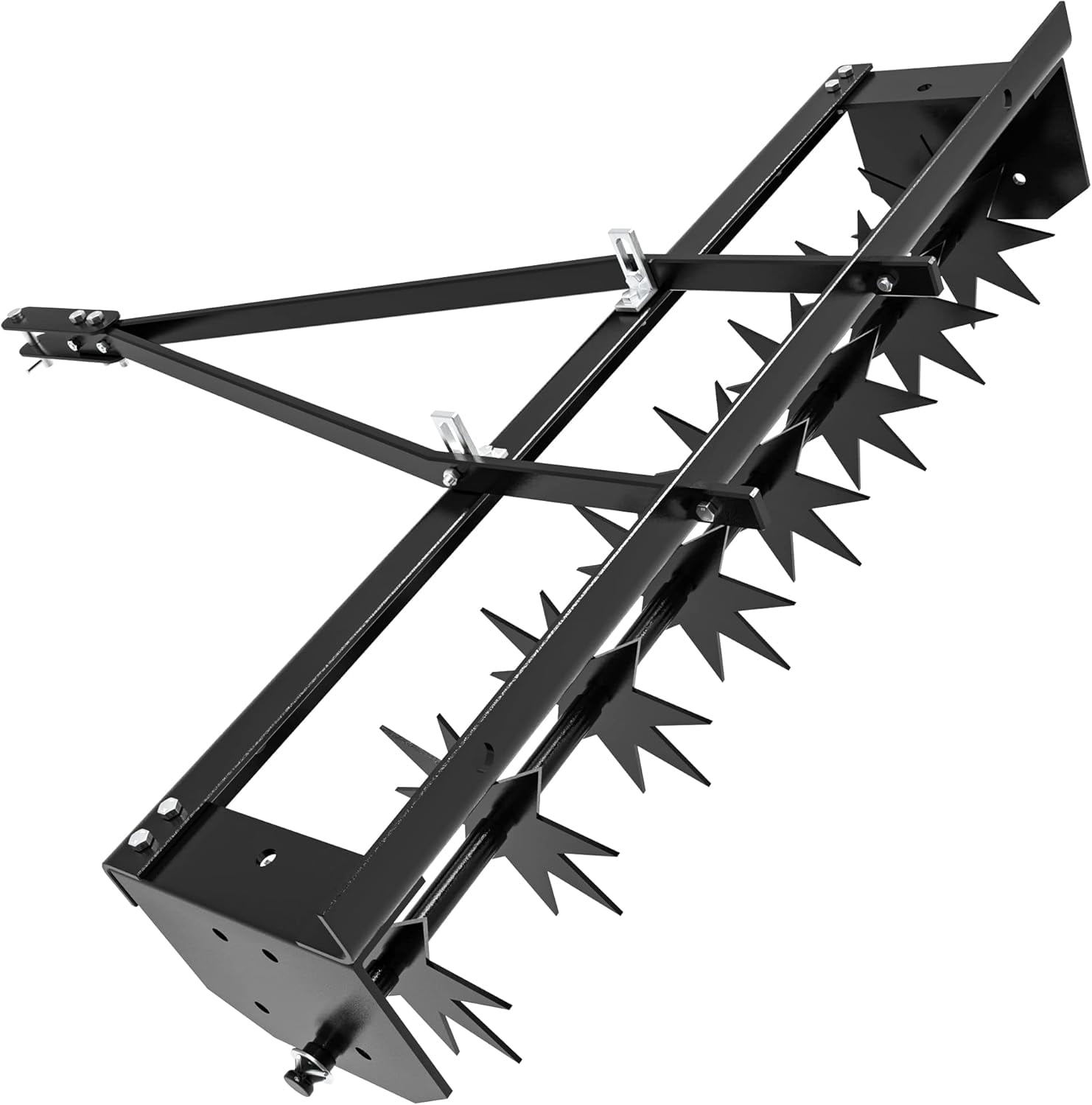 32" Spike Tool Tow Behind Lawn Aerator Black - Walmart.com
