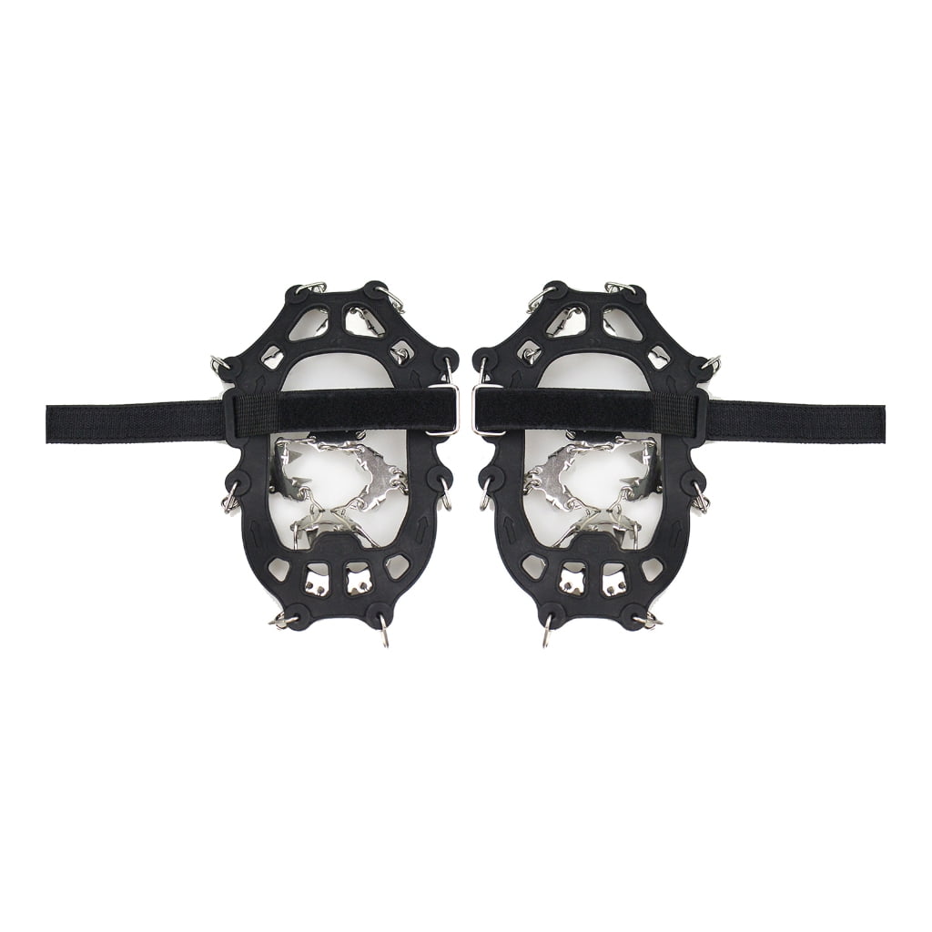 32 Spikes Ice Snow Grips AntiSlip Winter Ice Grippers for Hiking Boot ...