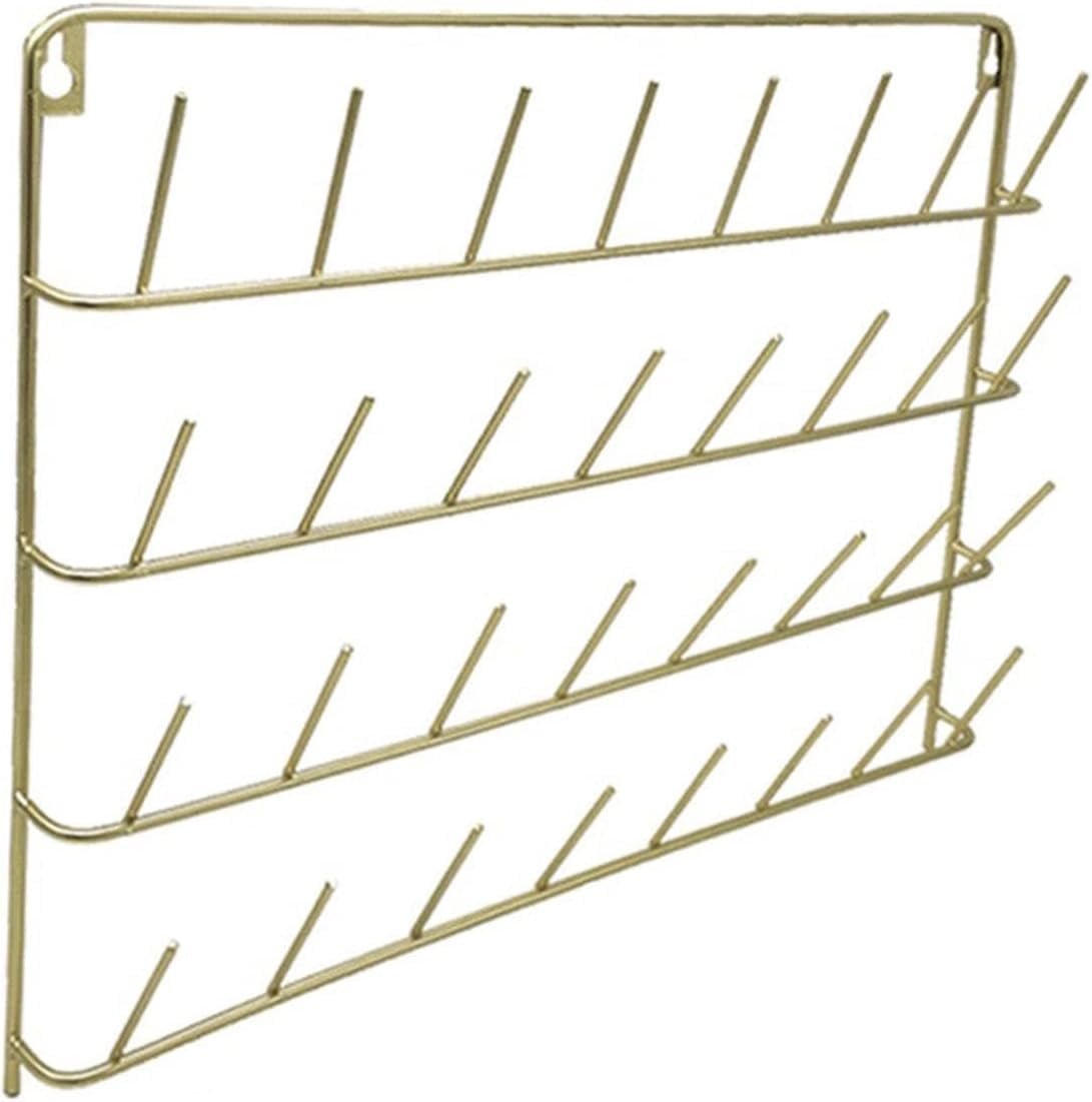 32 Spools Wall Mount Embroidery Sewing Organizer Space-saving and ...