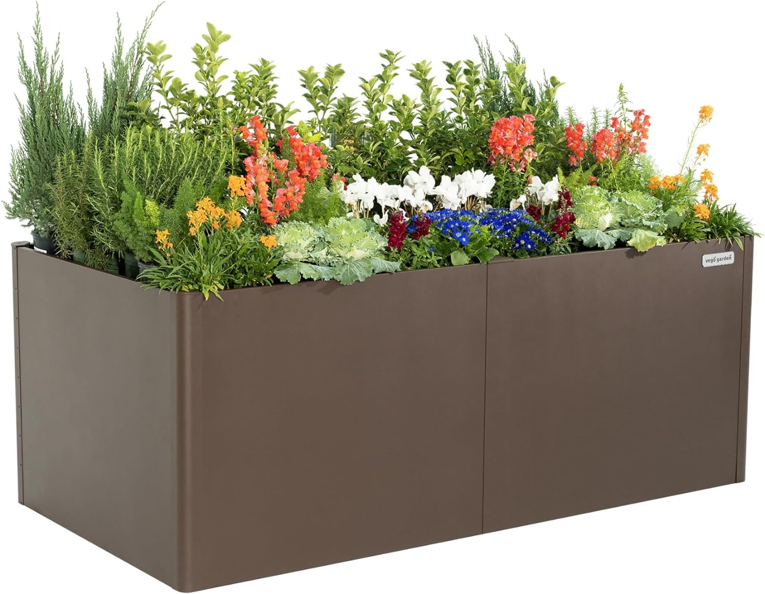 Vego Garden 32" Extra Tall Modern Raised Garden Bed 42" x 83" Heavy ...