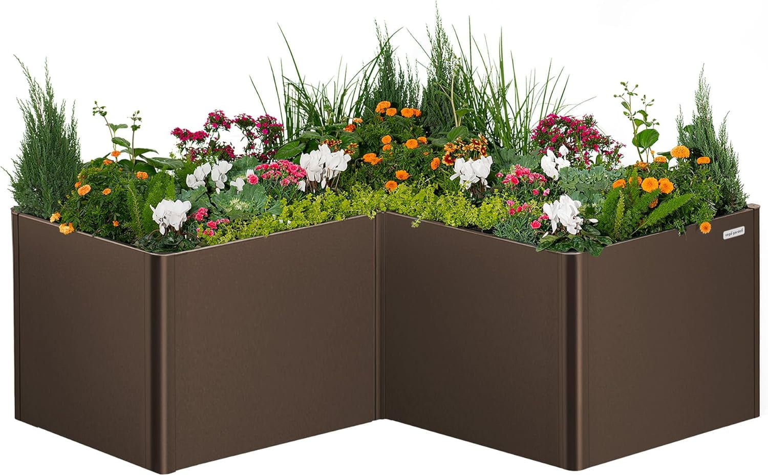 Vego Garden 32" Extra Tall Garden Raised Bed,32" Tall Modern 82" x 83 ...