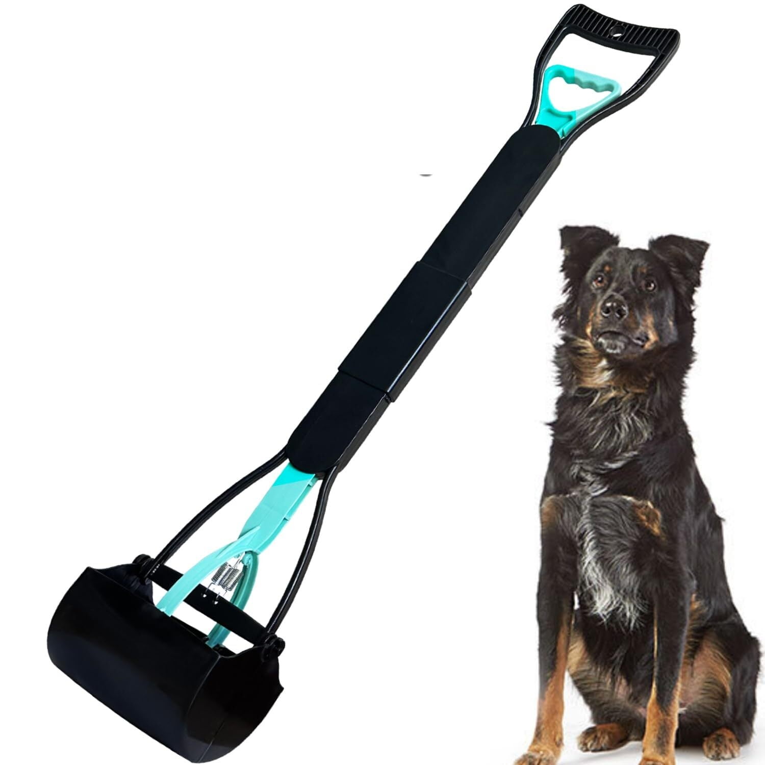 32" Tall Pooper Scooper, Large Pooper Scooper for Dogs Heavy Duty, Dog ...