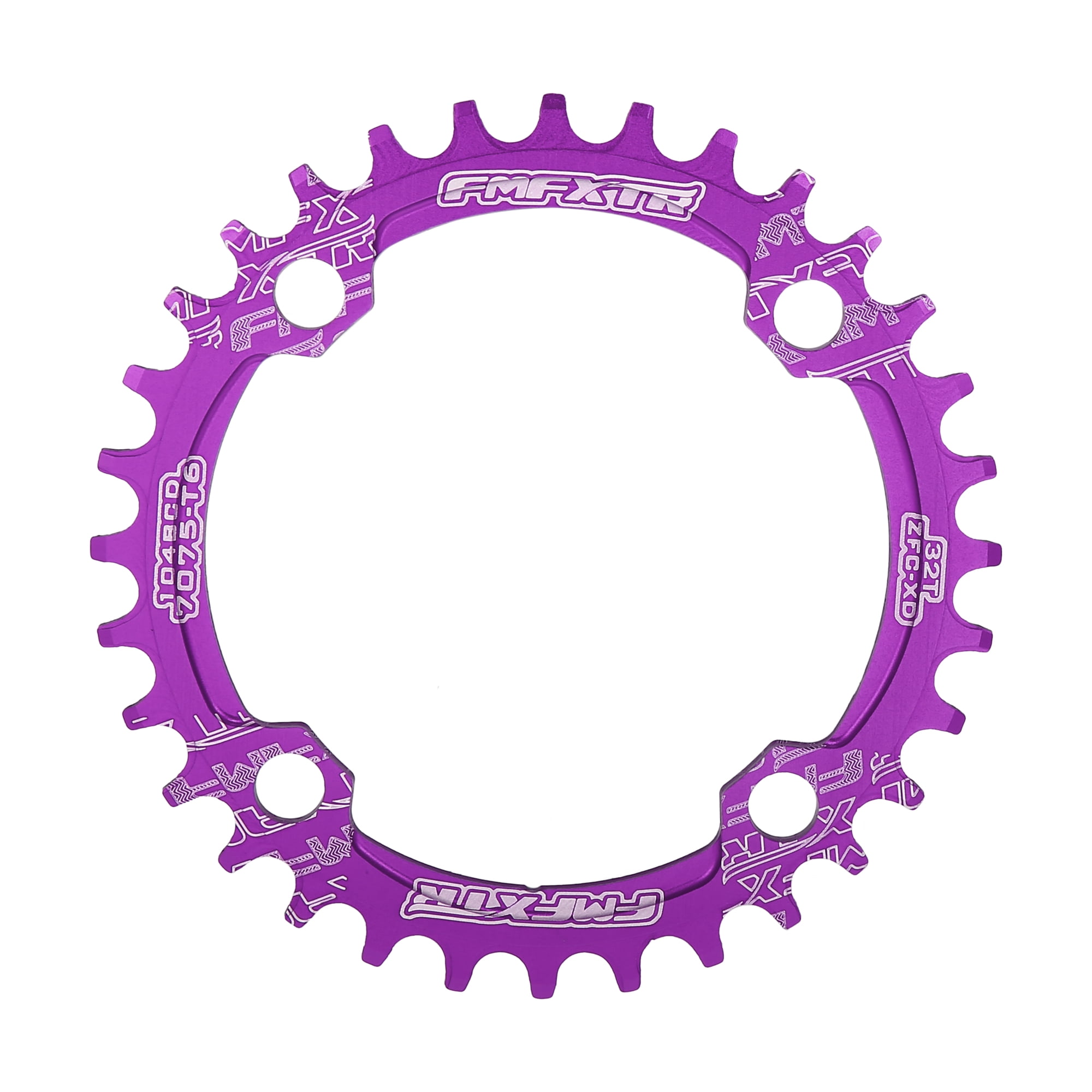 32 Teeth 104mm 4 Holes Bicycle Bike Round Narrow Wide Chainring ...