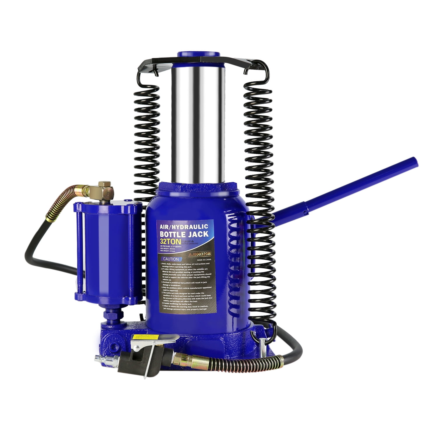 32-Ton Hydraulic Bottle Jack for Heavy-Duty Trucks, RVs & SUVs - Dual ...