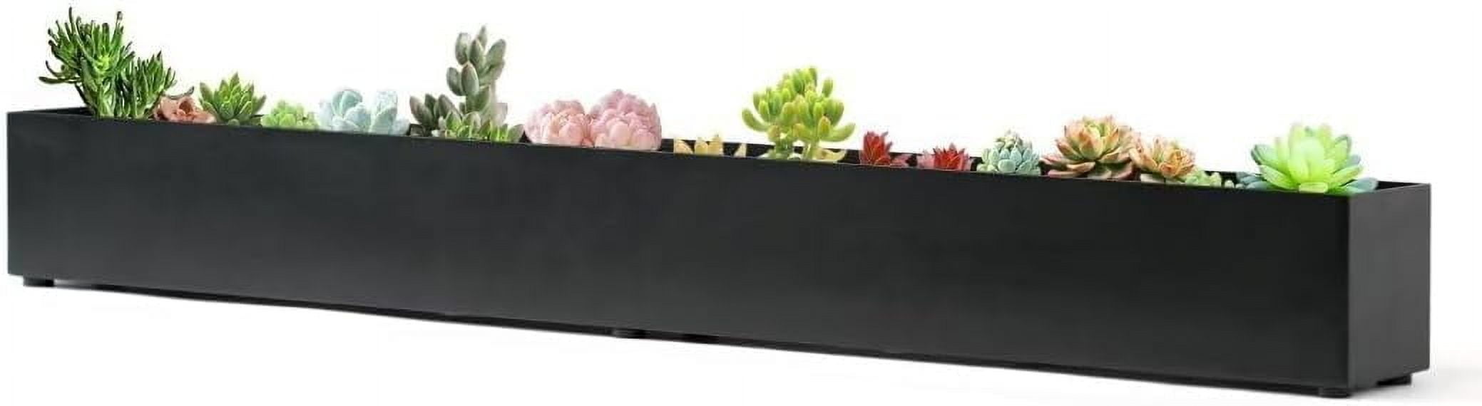 32" Trough Rectangle Planter Window Sill Planter Box Long Window ...