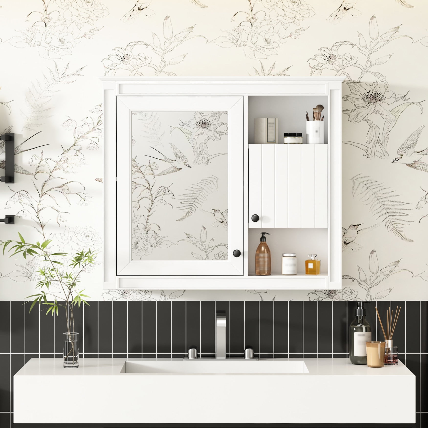 32'' Wall - Mounted Bathroom Storage Cabinet | Provide Additional ...