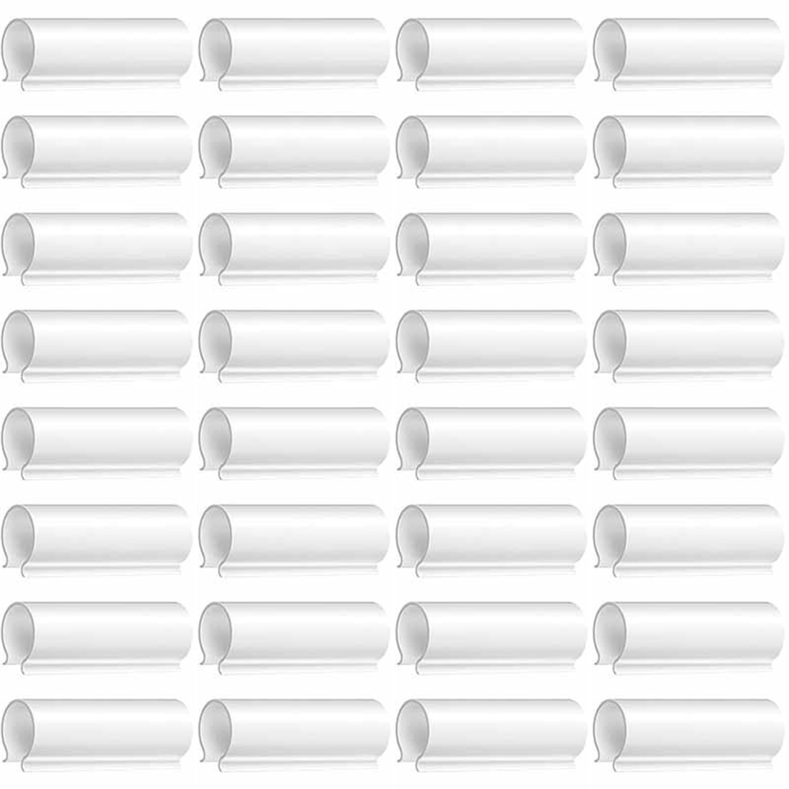 32 White Clips For Pvc Pipe Greenhouses, Row Covers, Bird Shields And ...