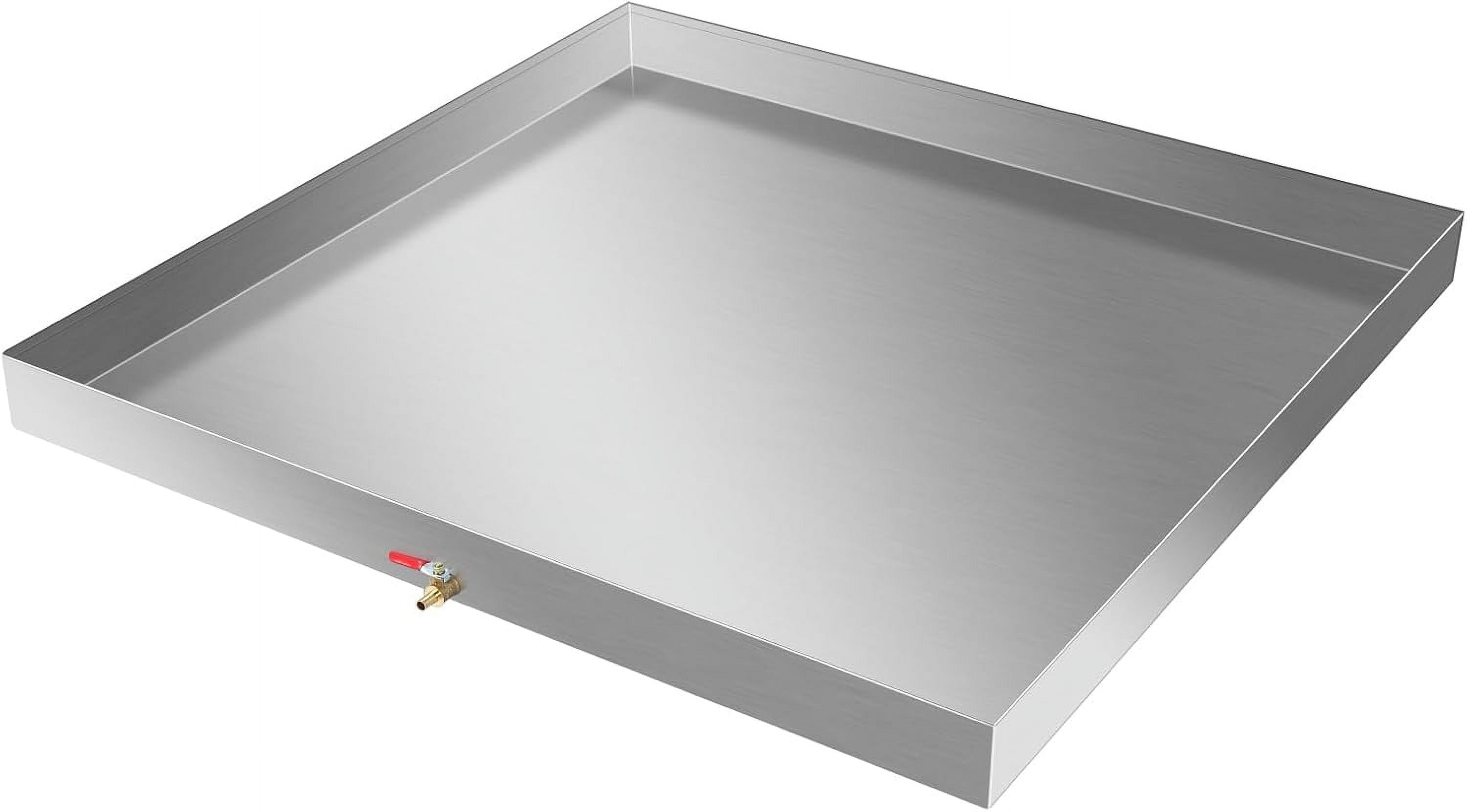 32" X 32" X 2.5" Washing Machine Pan, 304 Stainless Steel Washing ...
