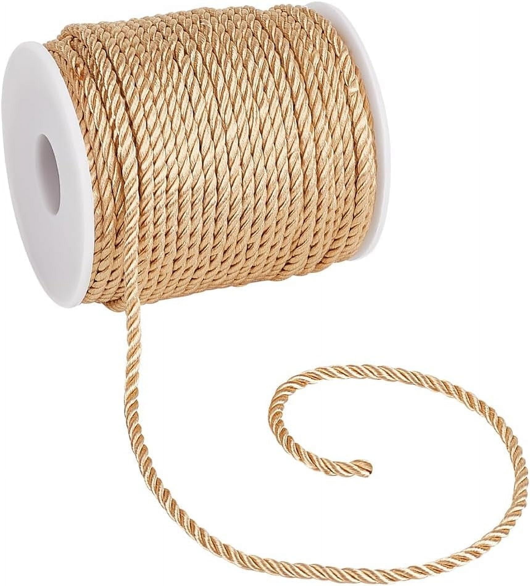 32 Yards 3mm Graduation Honor Cords Gold Cord Trim Handmade Cording ...