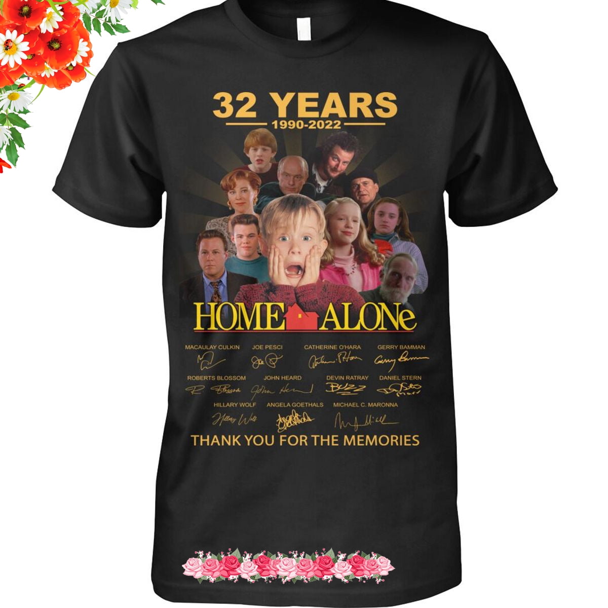 32 Years 1990-2022 Home Alone Shirt Limited Edition - Walmart.com