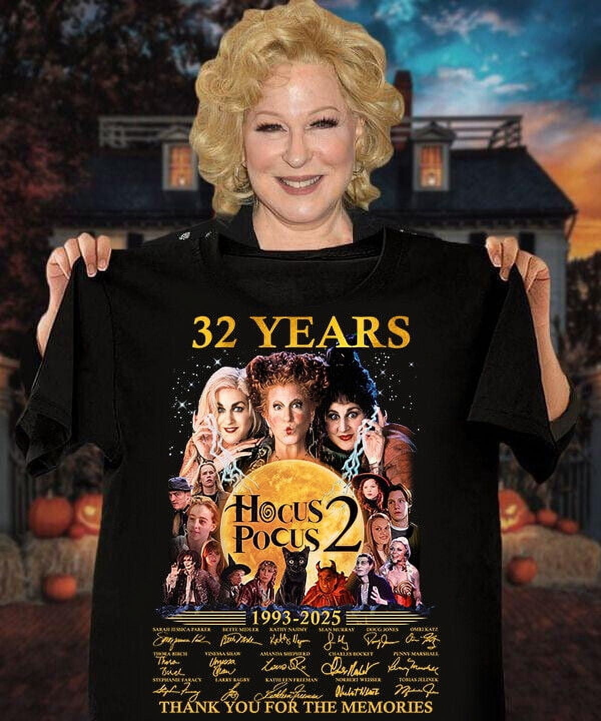 32 Years Hocus Pocus 2 Thank You For The Memories Tshirt Women ...