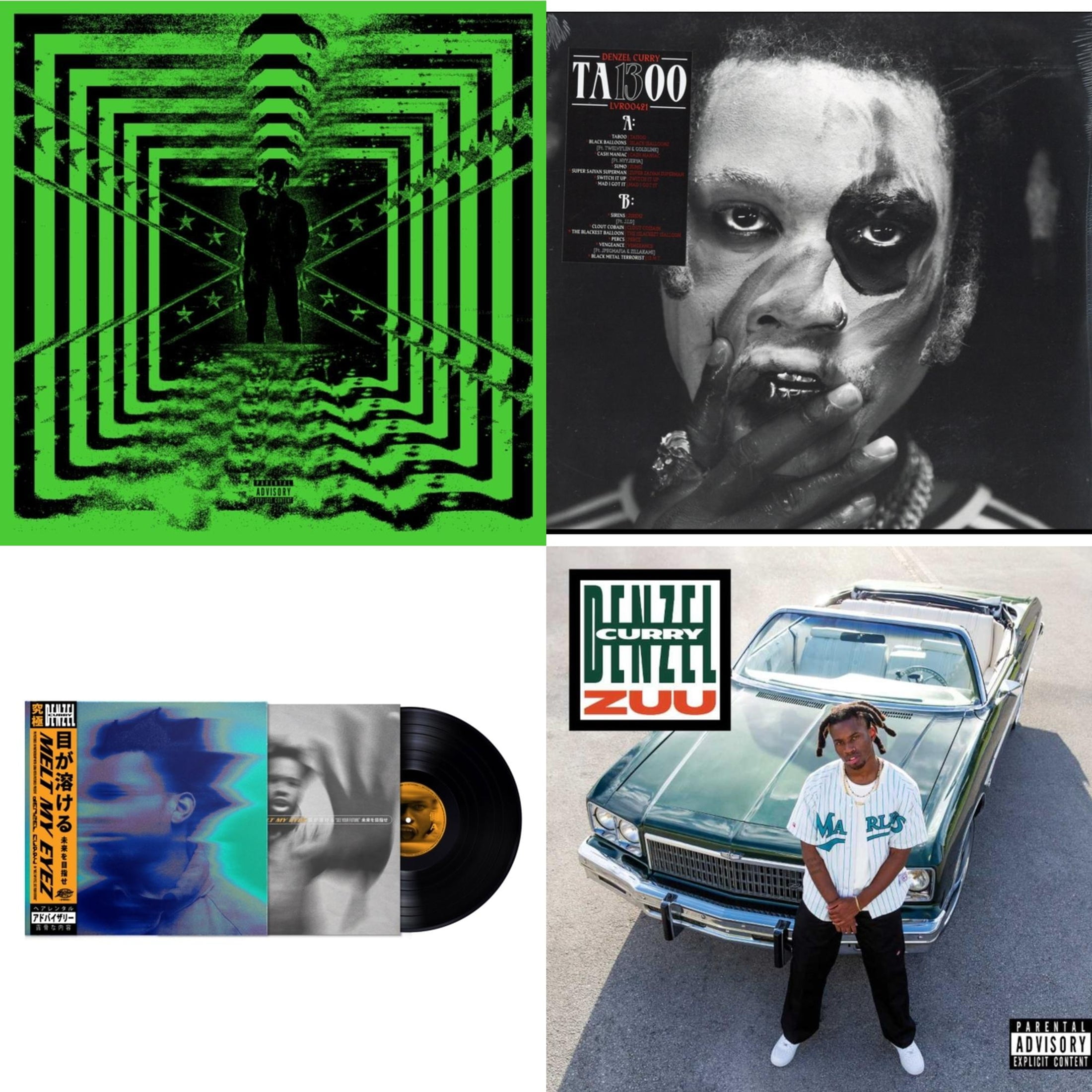 32 Zel (Neon Yellow LP Vinyl) & Ta13oo (Red Slushie LP Vinyl) & Melt My ...