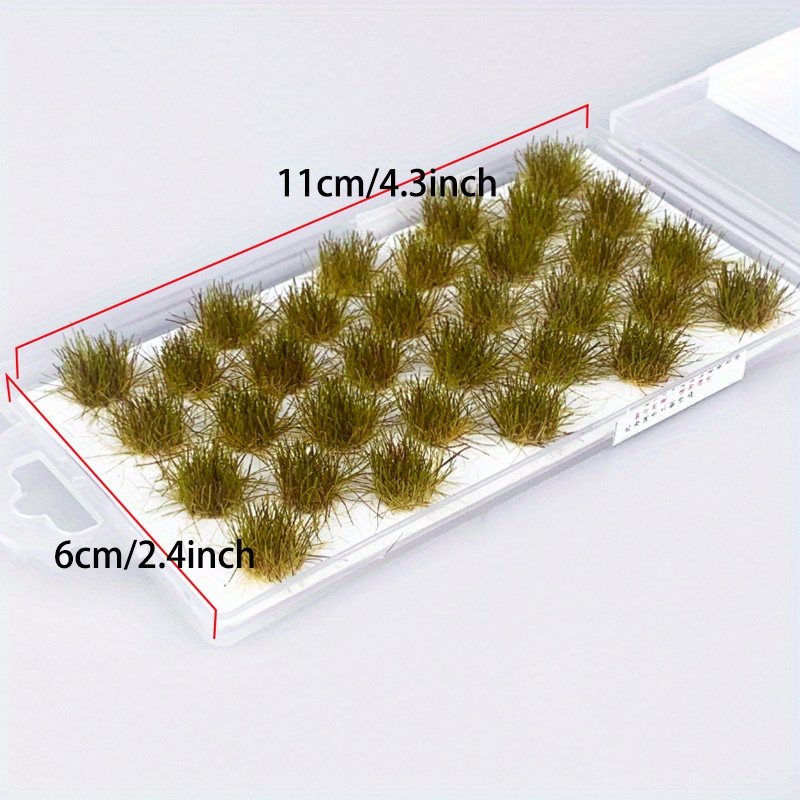 32 clumps/pack Static Grass Tuft Model Grass Tufts Terrain Model Kit ...