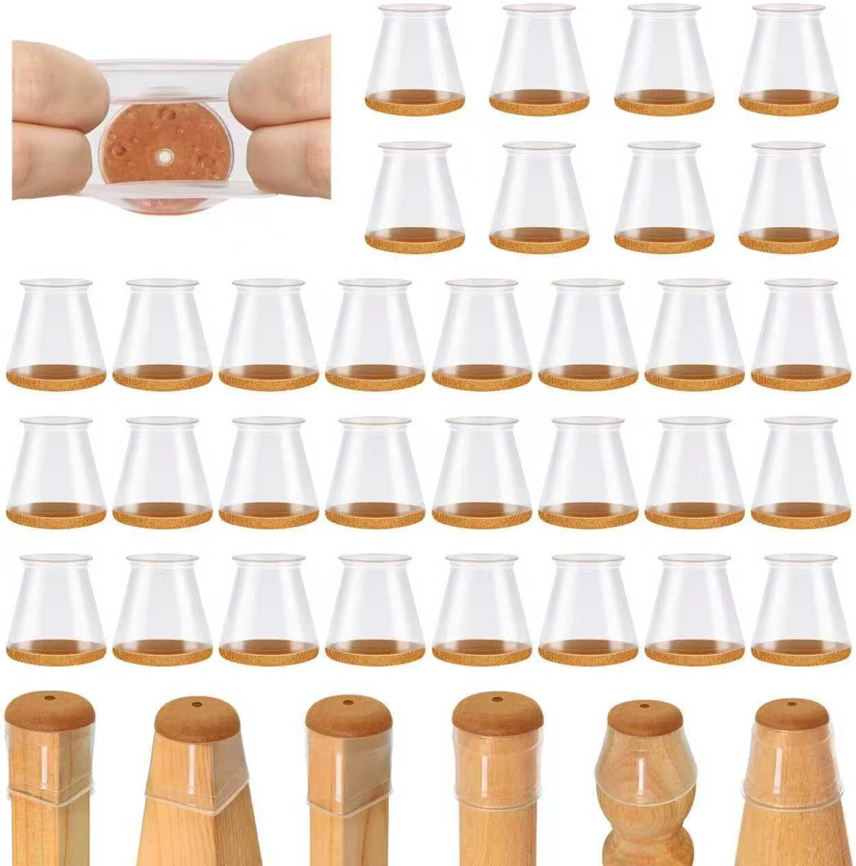 32 count Chair Floor Protectors for Hardwood Floors Covers to Protect ...