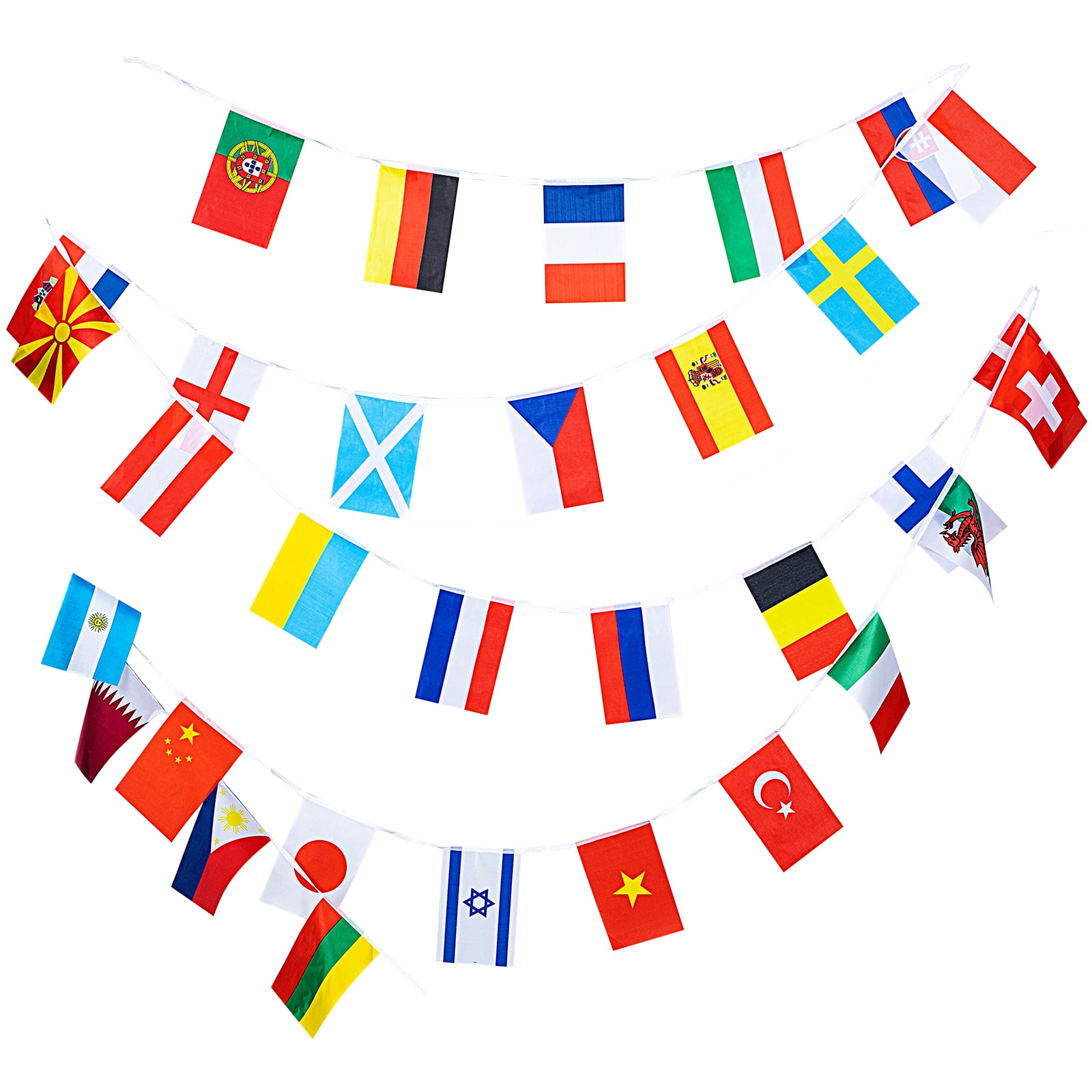 32-countries String Flags Party Decoration Pull Flags Decorative ...