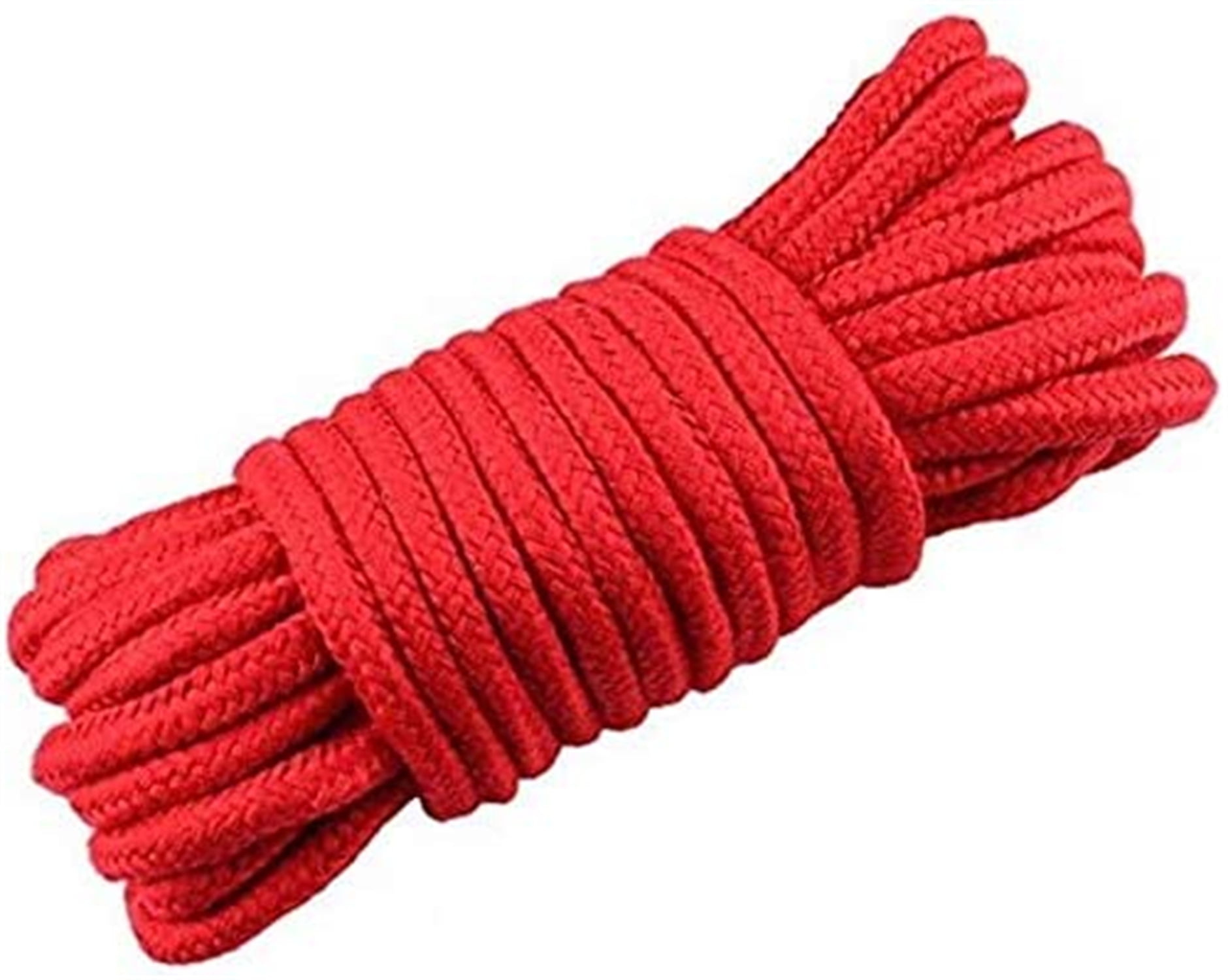 32 feet 8mm(1/3inch) Diameter Soft Silk Rope Solid Braided Twisted ...