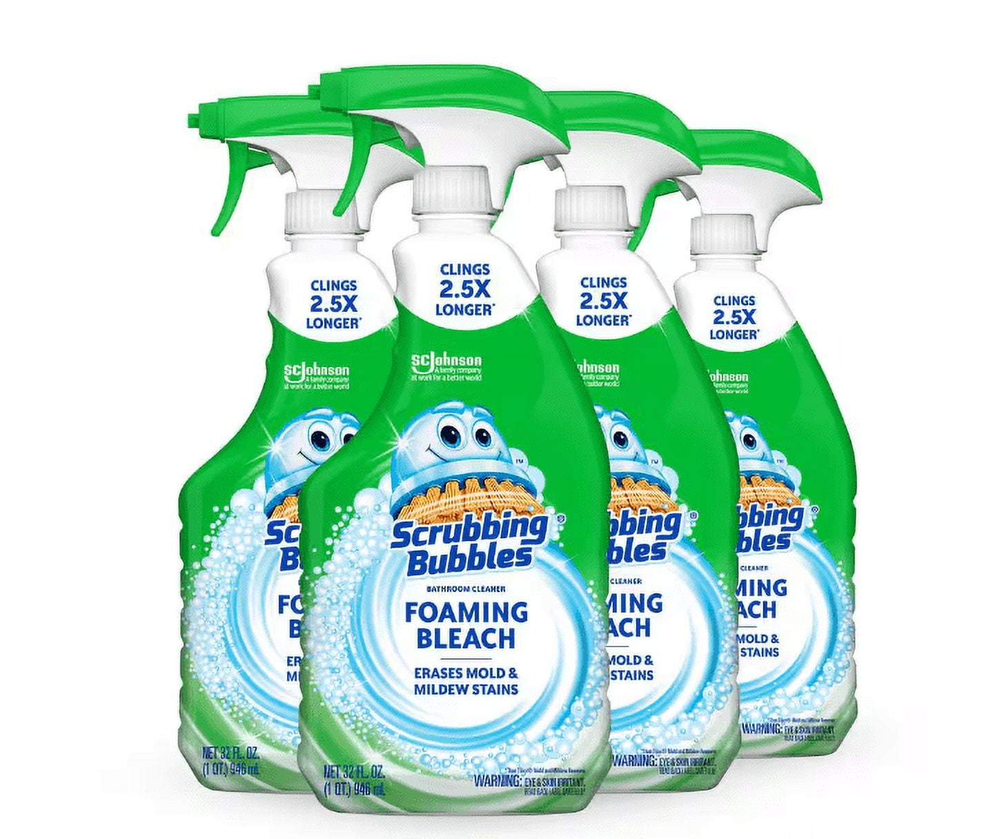 Scrubbing Bubbles, 32 fl. oz. Foaming Bleach Bathroom Cleaner, Removes ...