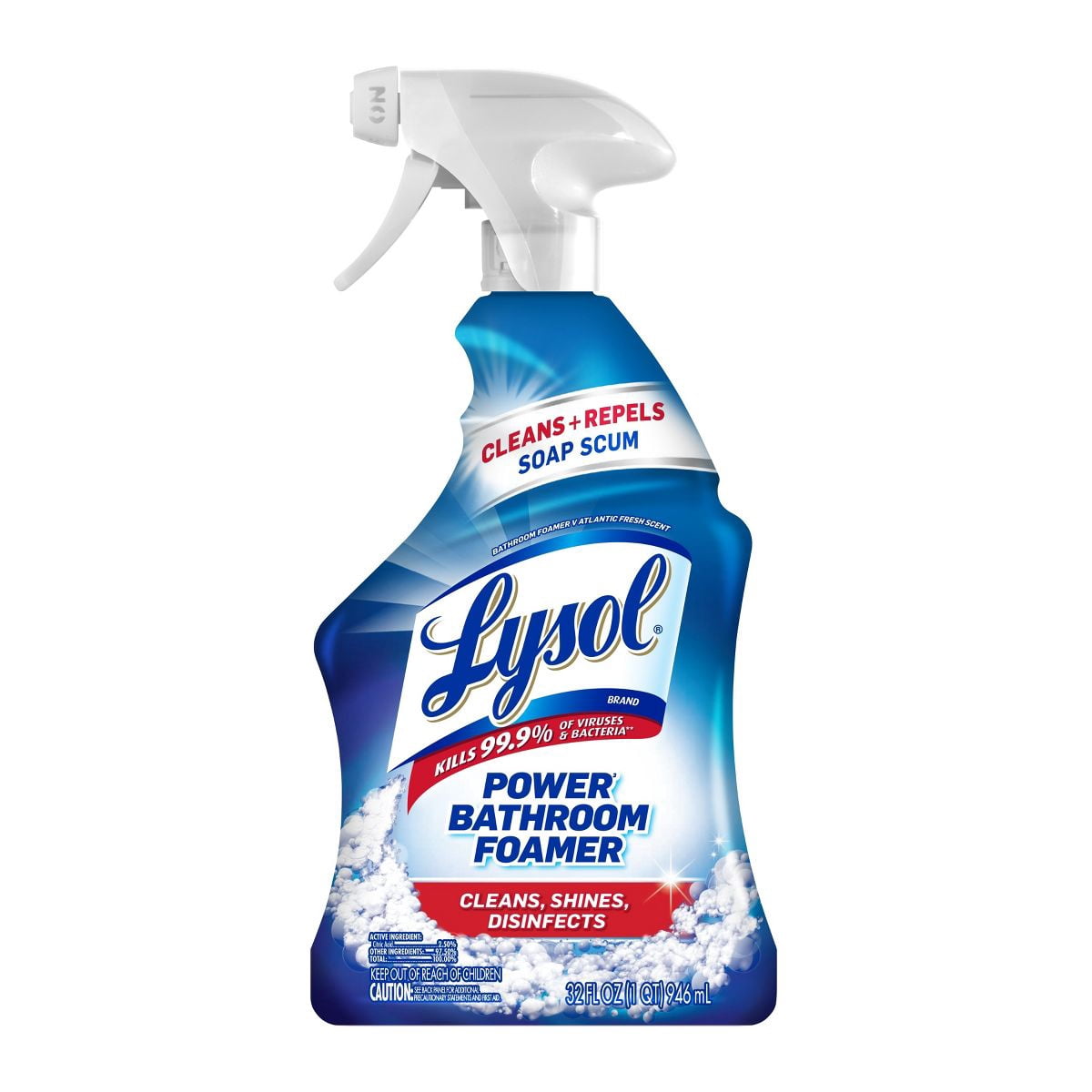 32 fl oz Ocean Scent Bathroom Trigger Power Liquid Cleaner, Aluminum ...