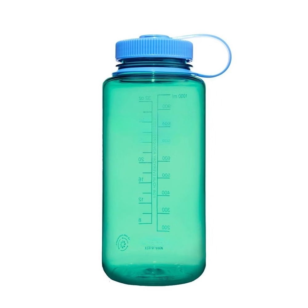 32 fl oz Plastic Wide Mouth Water Bottle - Portable Drinkware, Recycled ...