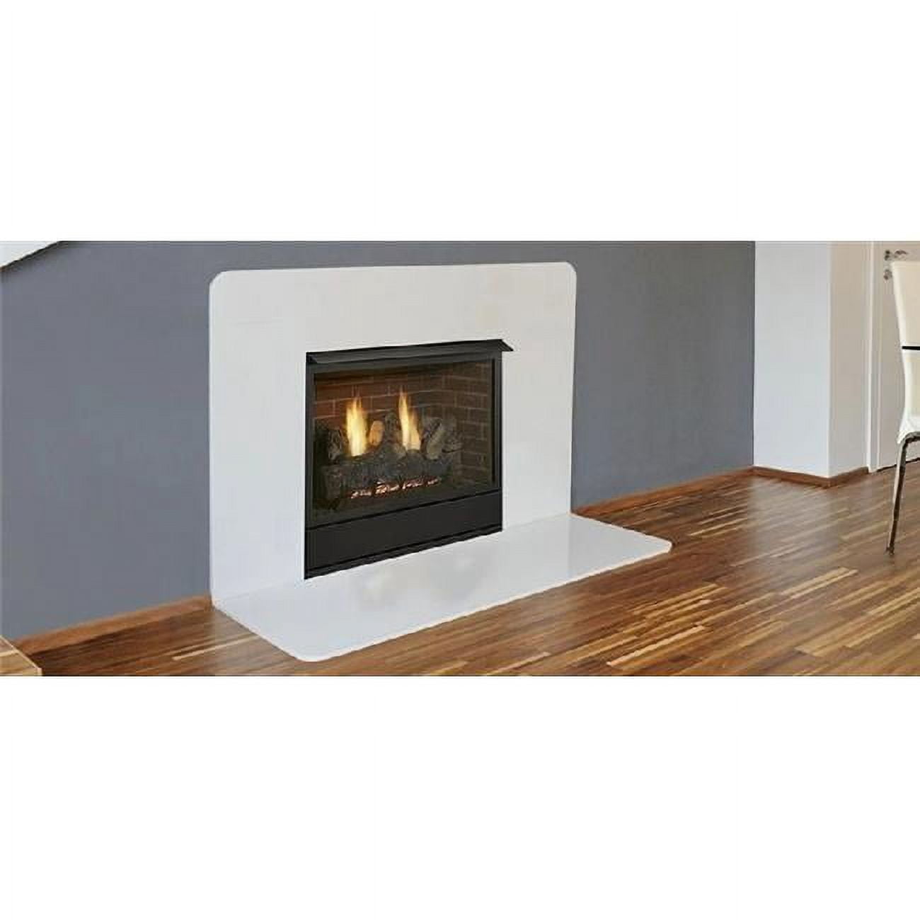 32 in. 36000 BTU Aria Traditional Style Propane Gas Vent Free Fireplace ...