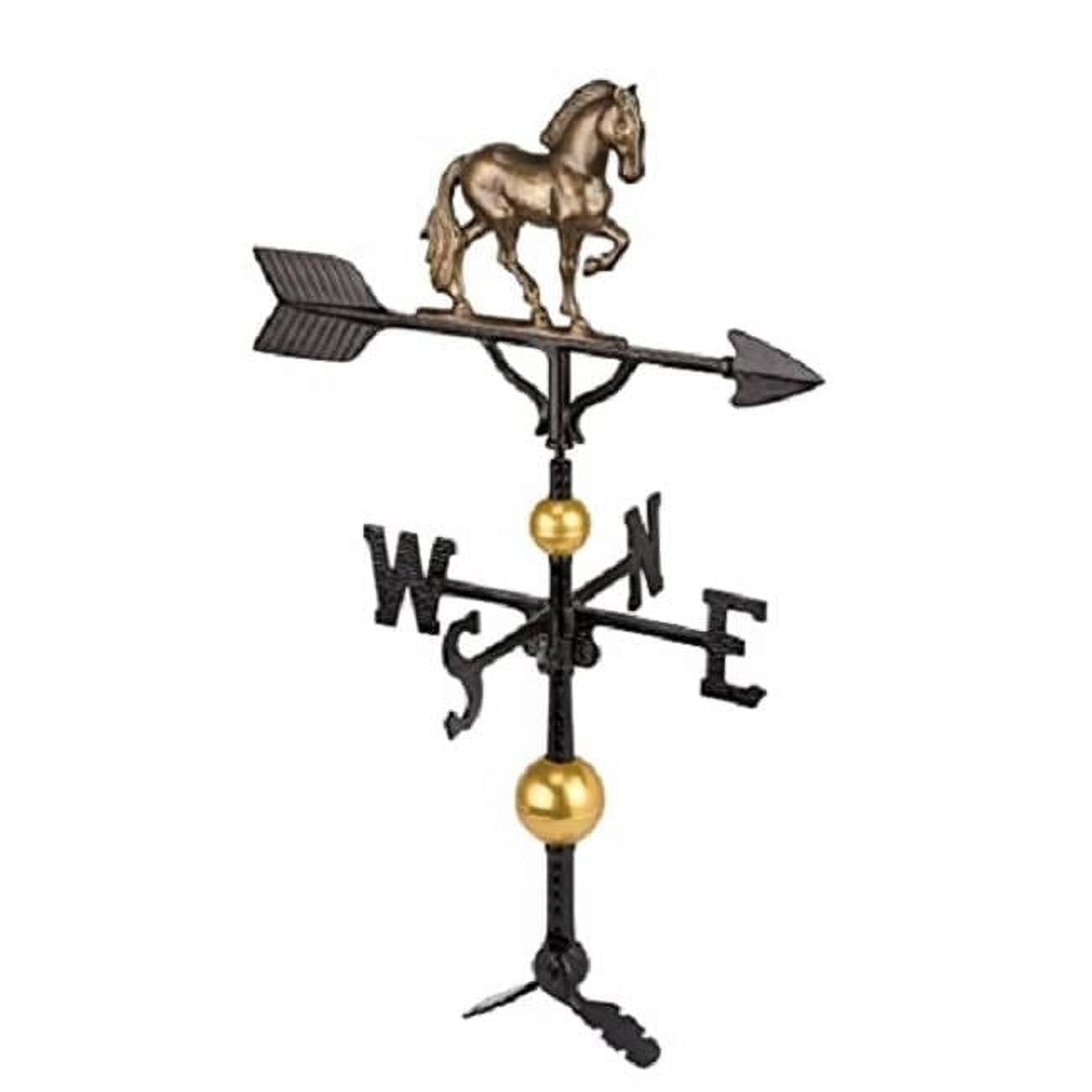 32 in. Aluminum Deluxe 3D Horse Weathervane - Aged Bronze - Walmart.com
