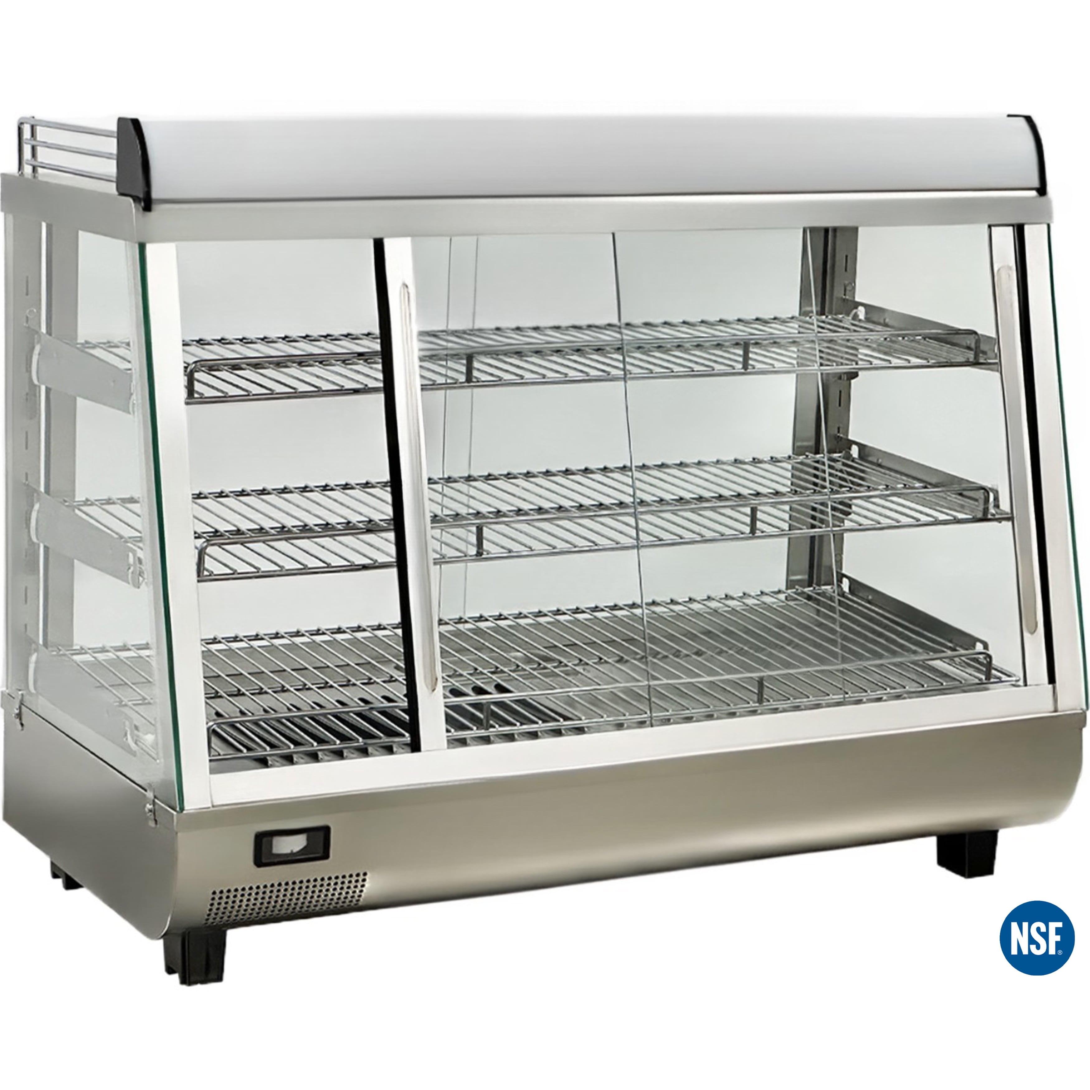 NSF 34 in. Countertop Food Warmer Display Case 4.8 Cu.Ft. Heated ...