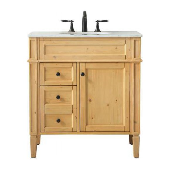 Natural Wood Single Vanity