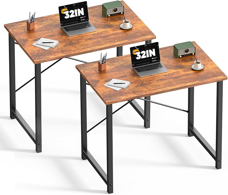 32 in Small Computer Desk for Home Office, Modern Study Work Table ...