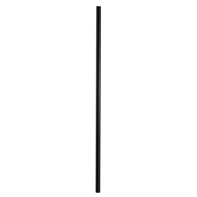 32 in. x 3/4 in. Black Pearl Matte Galvanized Steel Round Baluster (10 ...