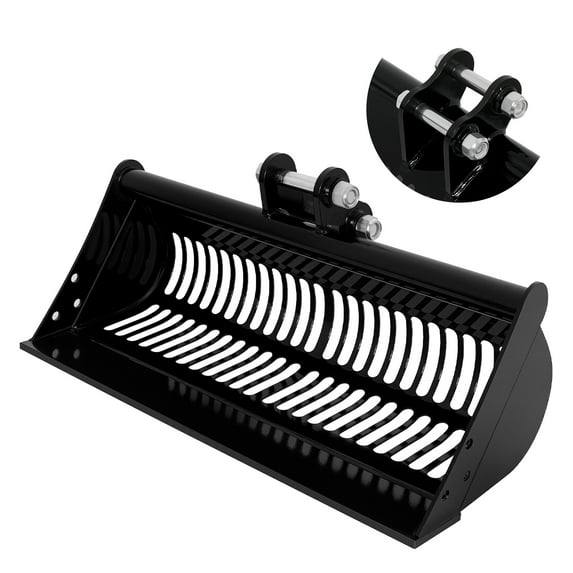 32 inch/800mm Mini Excavator Screening Sand Bucket, Heavy Duty 32 inch ...