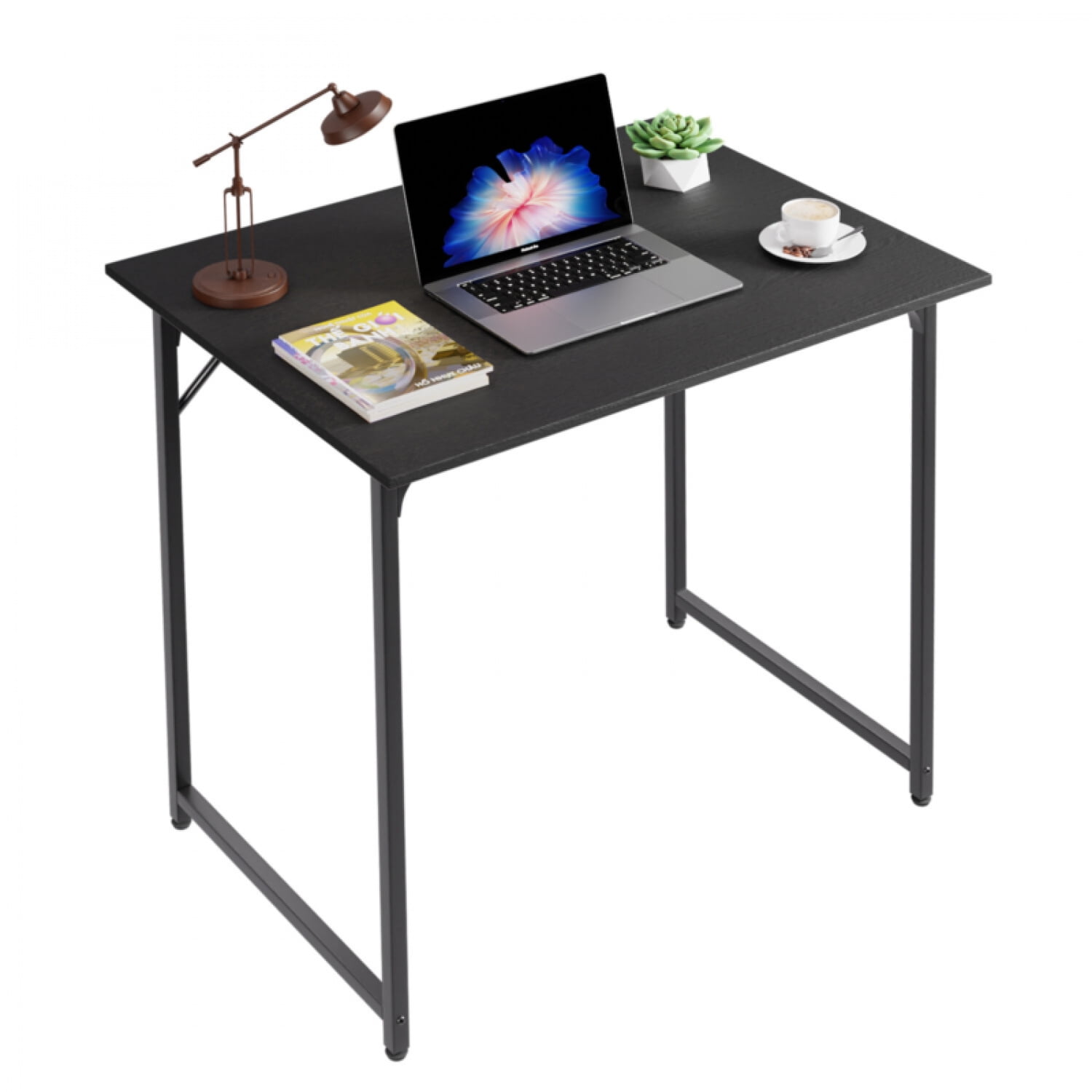 32 inch Computer Desk,Office Desk with Metal Frame,Modern Simple Style ...