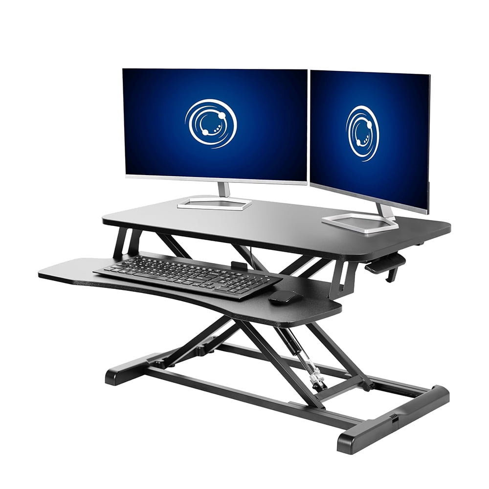32 inch Desk Converter, K Series, Height Adjustable Sit to Stand Riser ...