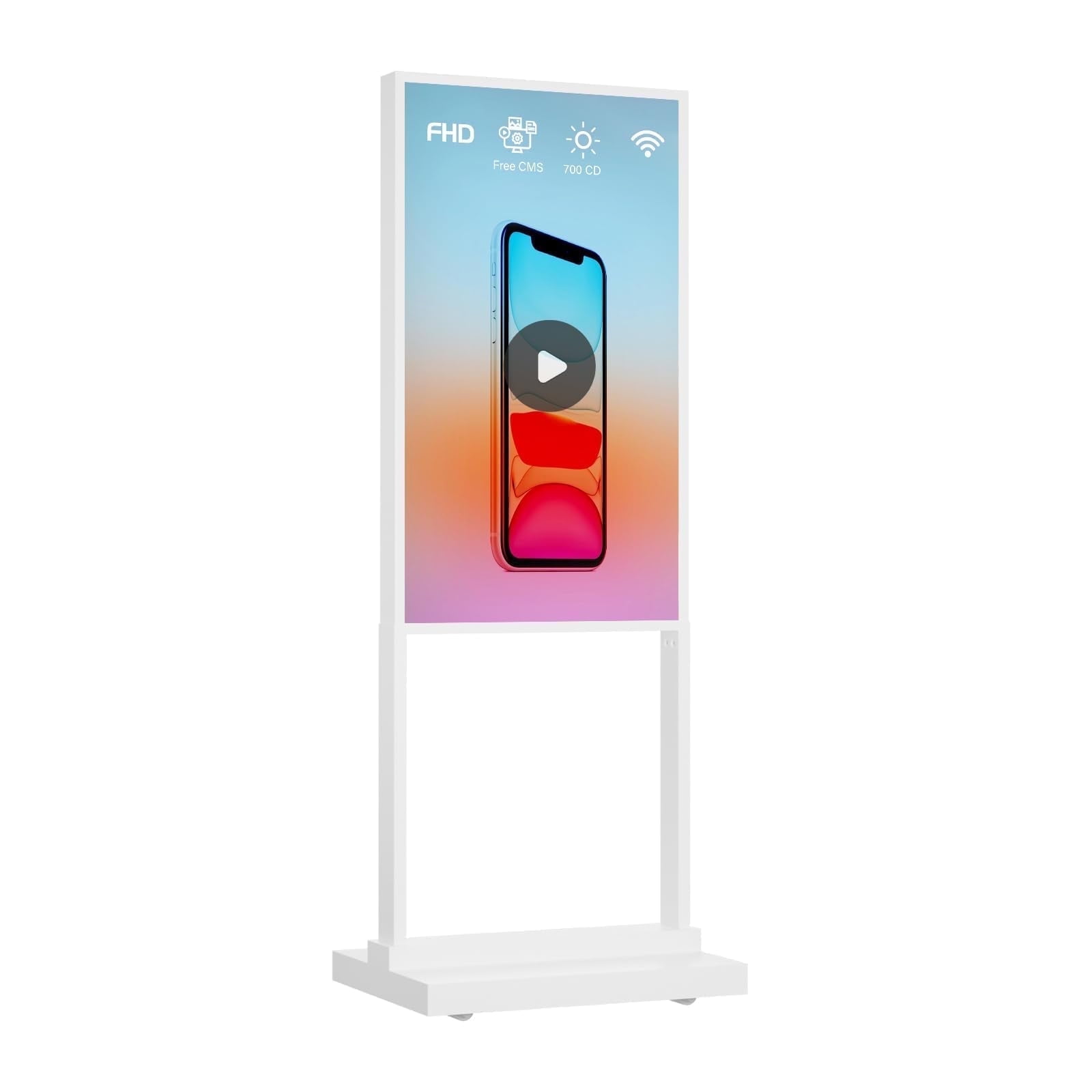 32 inch Digital Signage Kiosk, Electronic Poster Stand,Smart Display ...
