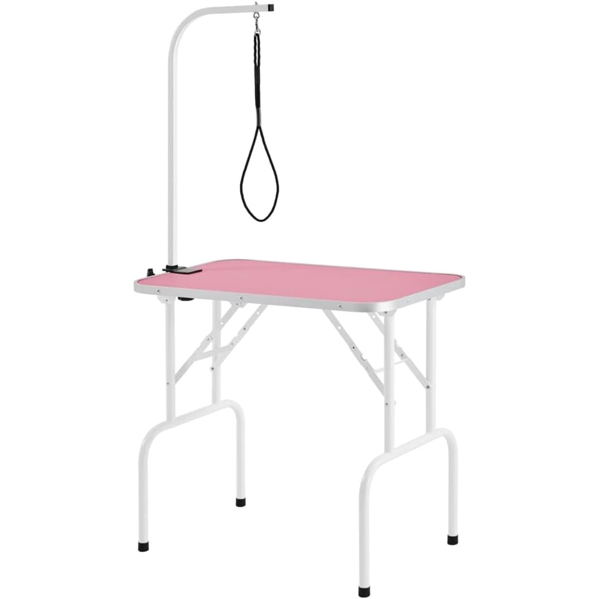 32-inch Foldable Pet Dog Grooming Table w/Adjustable Height Arm ...